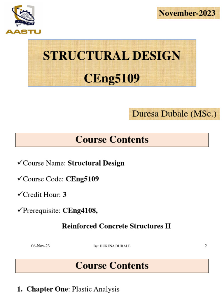 Chapter-1 - Plastic Analysis Lecture Notes Part-1 | PDF | Bending ...