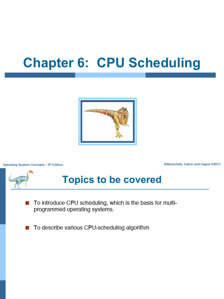 ch6 CPUSheduling | PDF | Scheduling (Computing) | Process (Computing)