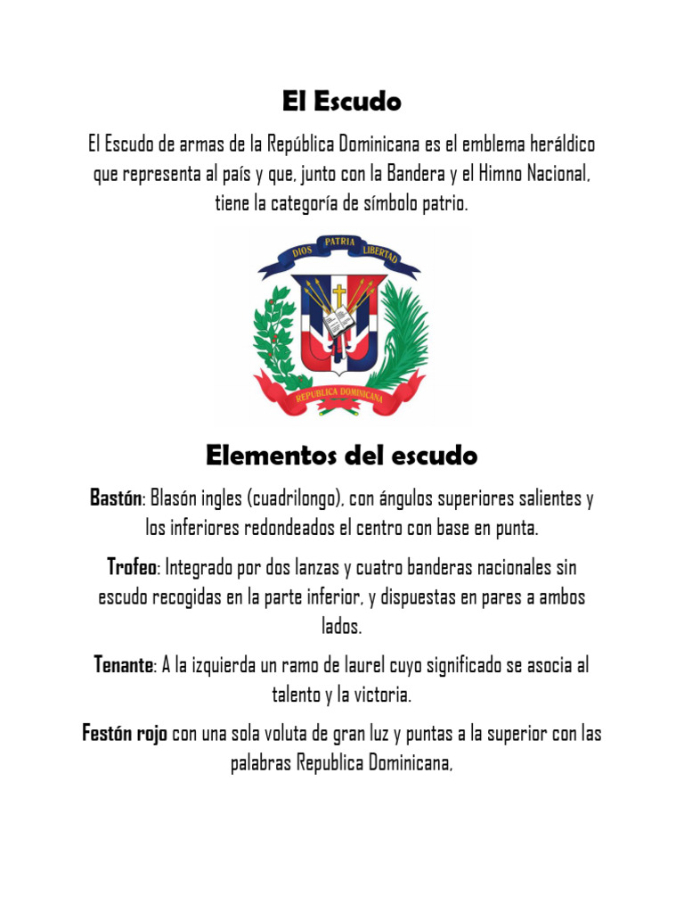 Elementos Del Escudo | PDF
