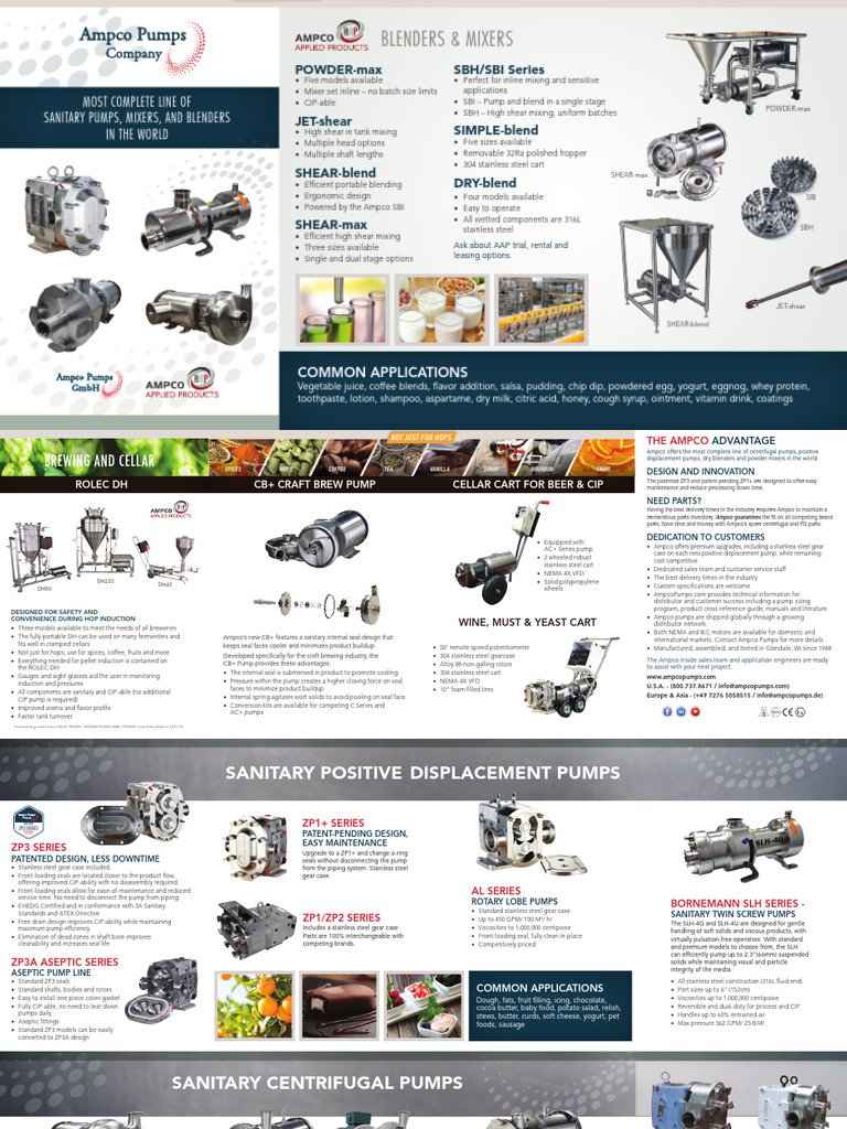 Sanitary Line | PDF | Pump | Brewery