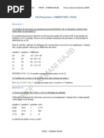 Contrôle N°1 Semestre 1 Physique Tronc Commun Biof SC | PDF | Masse | Poids