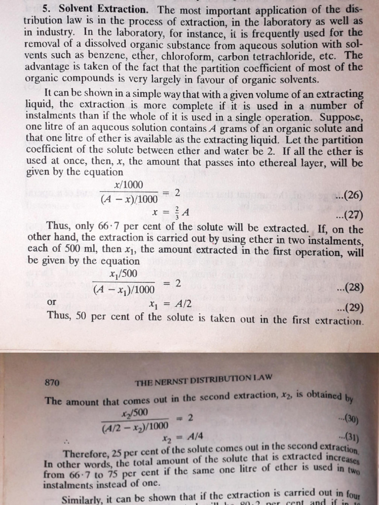 Solvent Extraction | PDF