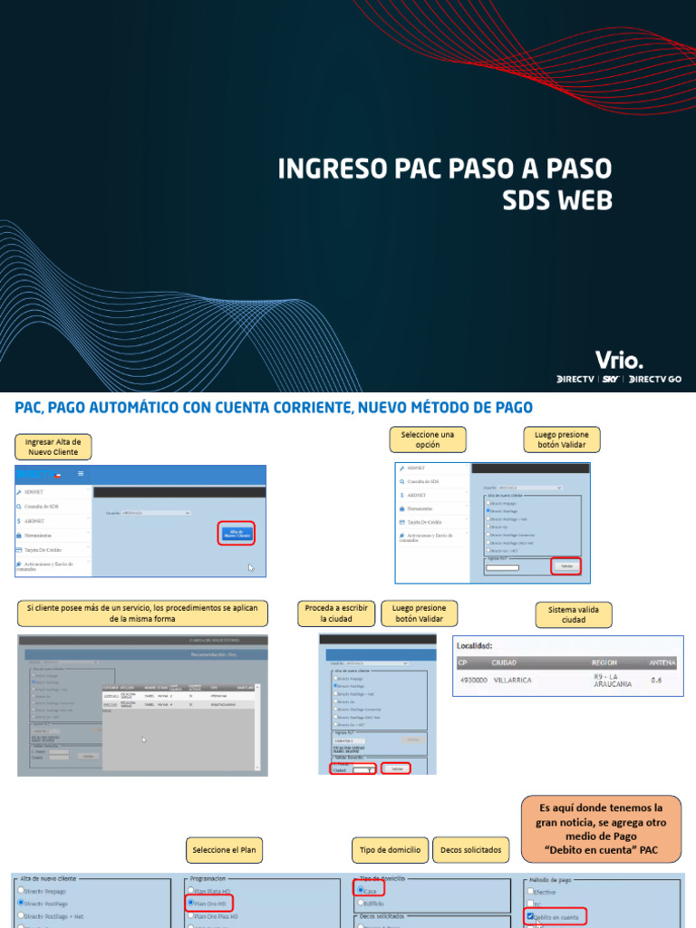 Pac Nuevo Metodo de Pago Sds Web v2 | PDF | Informática | Tecnologías ...