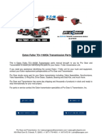 Eaton Fuller RTLO 18918B Transmission Parts Manual | PDF | Manual ...