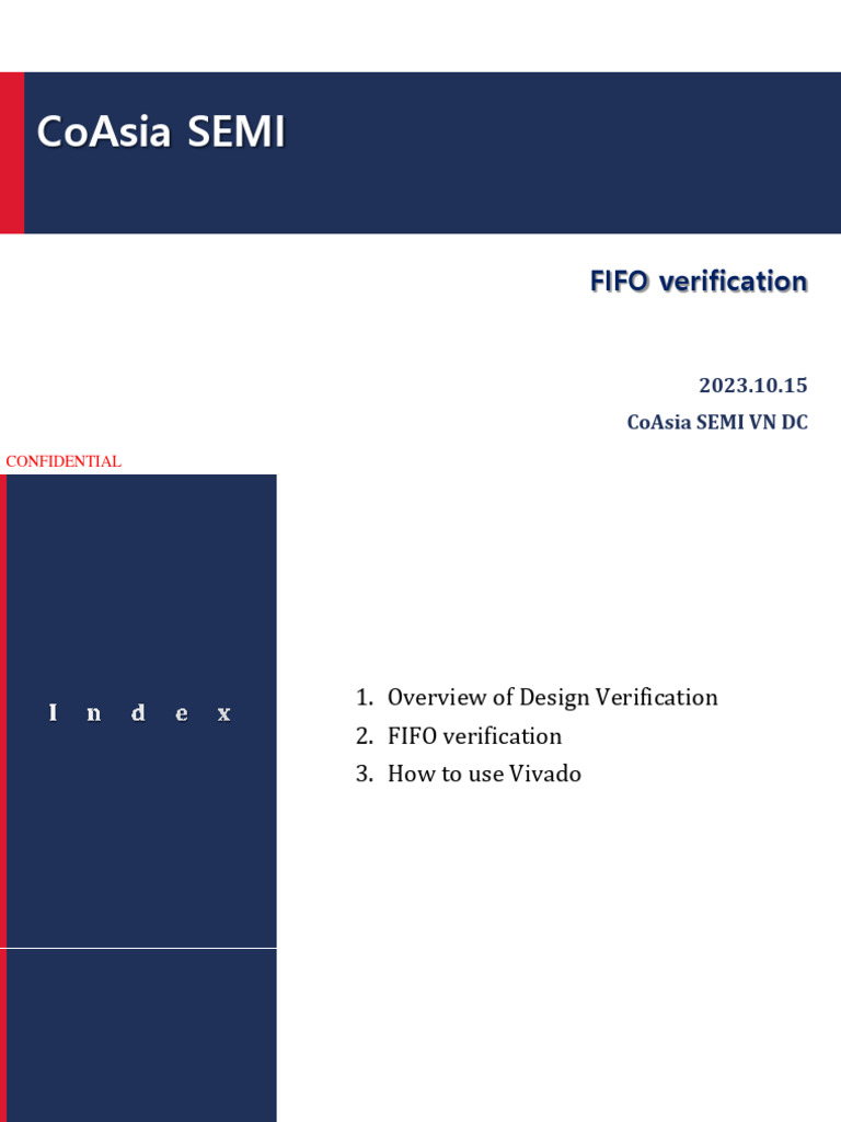 02 CSV-DV FIFO Verification | PDF | Formal Verification | Input/Output