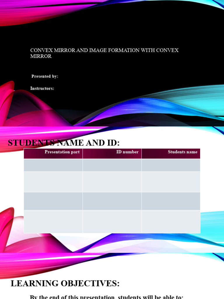 Convex Mirror and Images Formed by Convex Mirror | PDF | Mirror | Optics