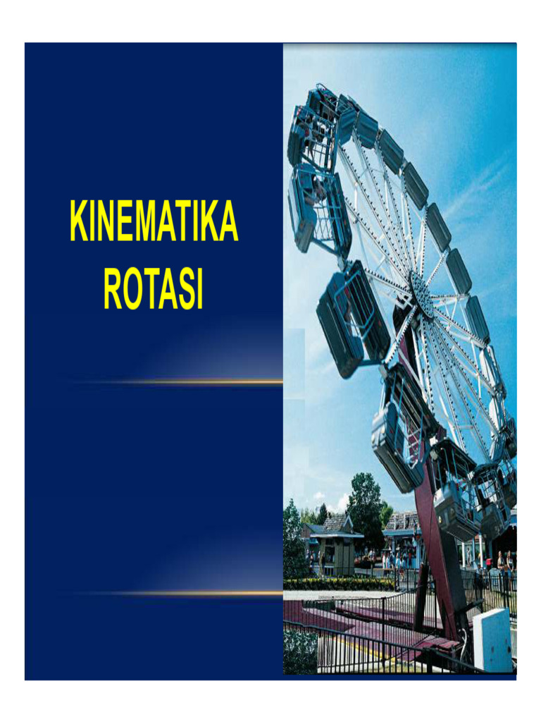 Kinematika Rotasi | PDF
