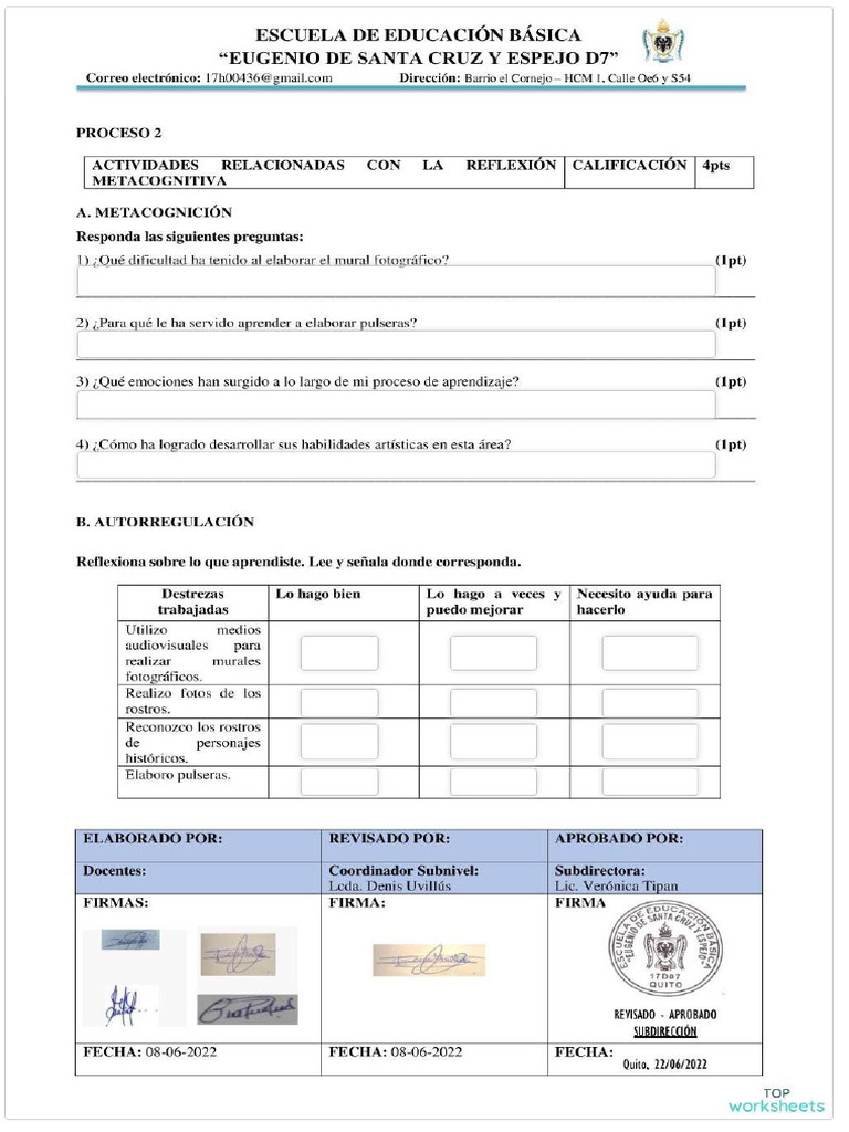 003 - Evaluacion - Educacion Cultural y Artistica - 6to Grado - II ... 003 - Evaluacion - Educacion Cultural y Artistica - 6to Grado - II ...