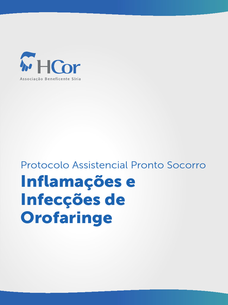 12.-Protocolos Pronto Socorro Orofaringe | PDF | Vírus | Infecção