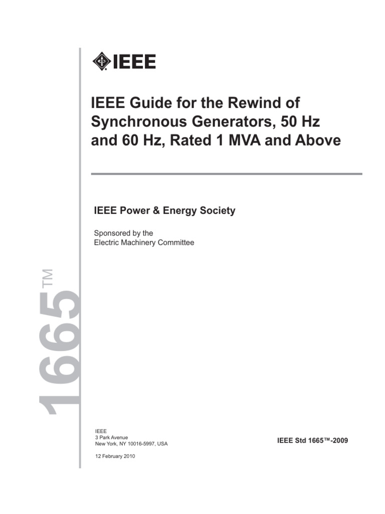 IEEE STD 1665 2009 IEEE Guide For | PDF