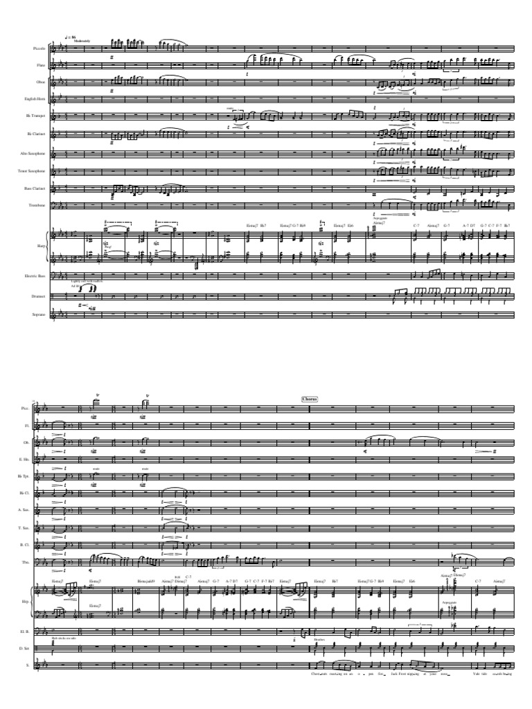Chestnuts - 2nd Draft | PDF | Musical Instruments | Music Technology