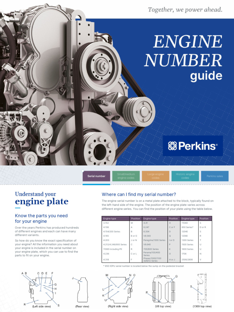 Engine Number Guide | PDF | Engines | Vehicles