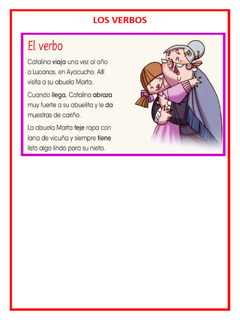 Práctica de Verbos para Niños | PDF | Crecimiento personal y ...