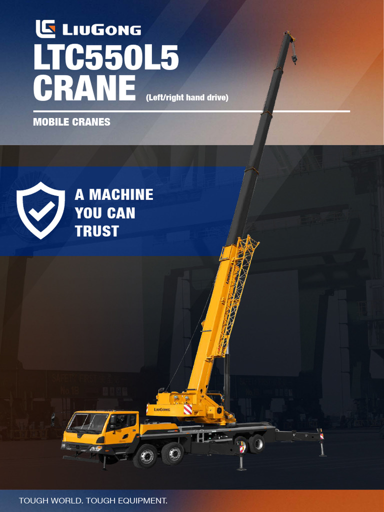 LTC550L5 (Stage III) Mobile Crane Brochure | PDF | Crane (Machine) | Reliability Engineering