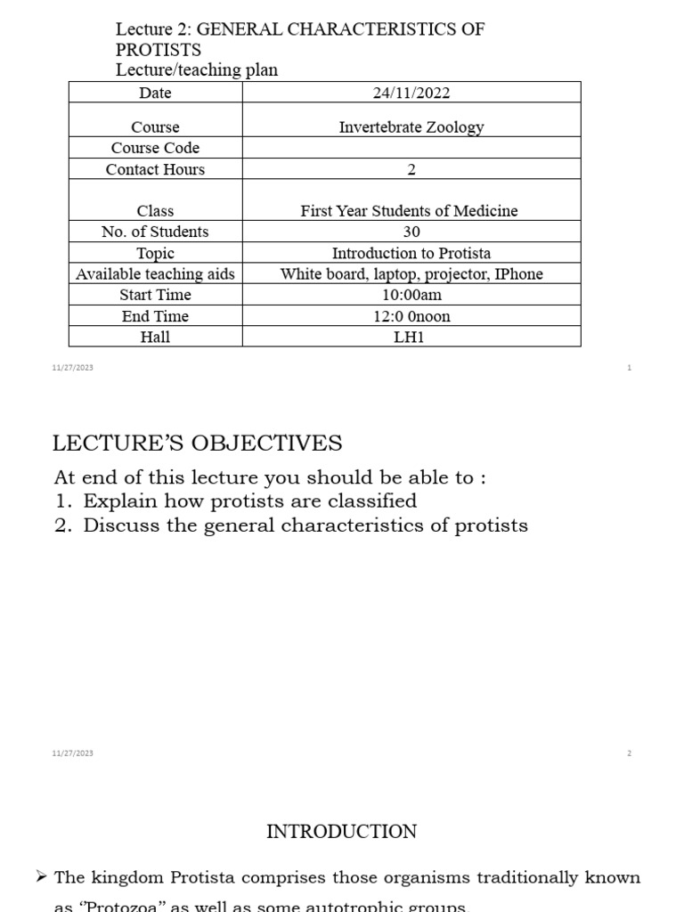 Lecture 2 General Characteristics of Protozoa | PDF | Reproduction ... Lecture 2 General Characteristics of Protozoa | PDF | Reproduction ...