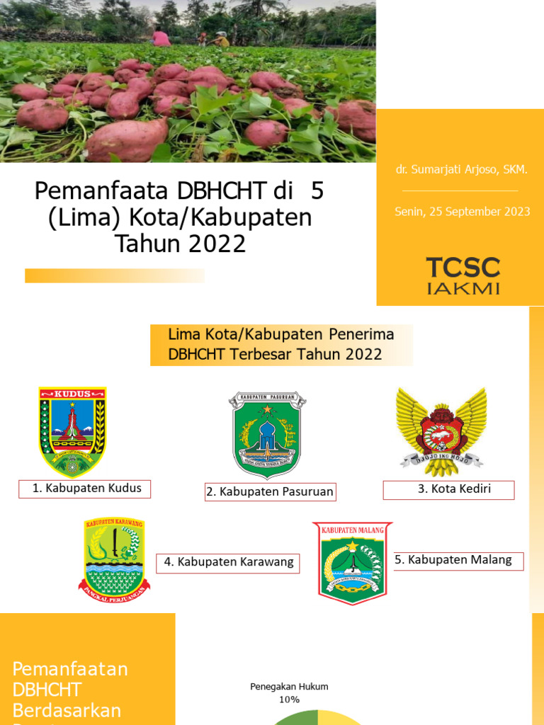 New Materi Paparan DBHCHT - TCSC IAKMI | PDF | Bisnis | Ilmu Sosial