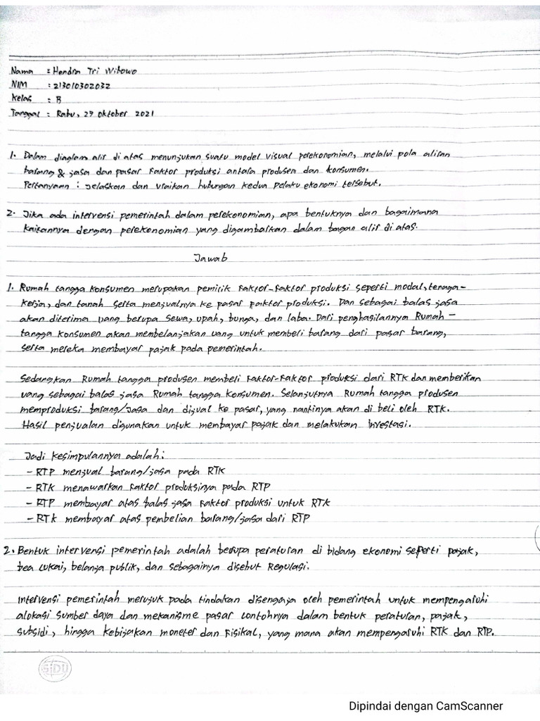 UTS P.Ekonomi Makro | PDF