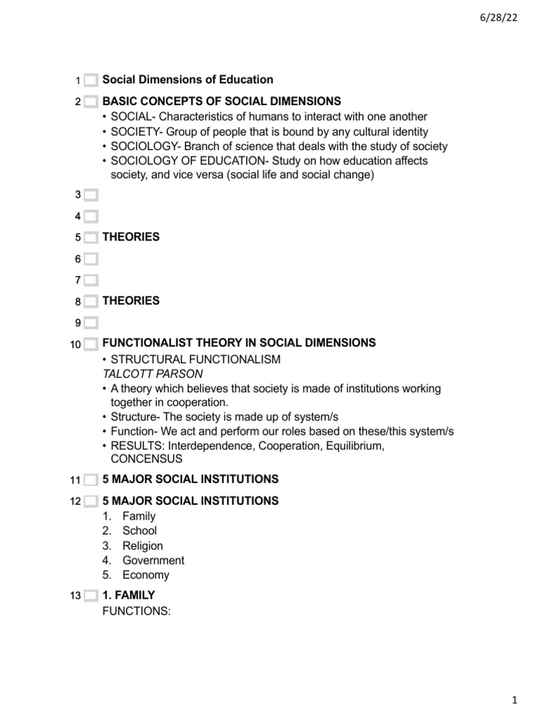 Soc Dim M 2022 | PDF | Human Rights | Social Equality