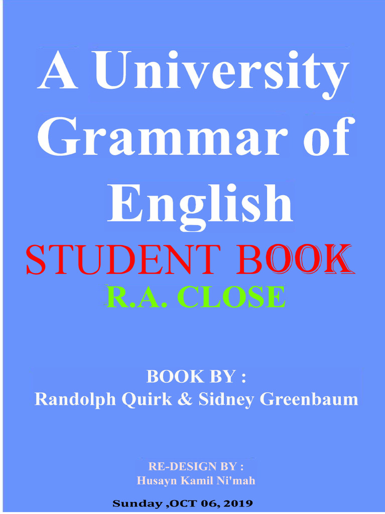 A University Grammar of English Book by Randolph Quirk | PDF ...