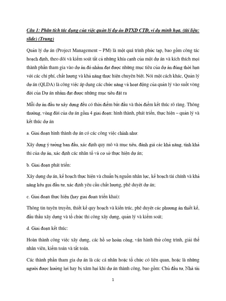 Một số câu hỏi ôn tập theo chủ đề QL&LDT | PDF