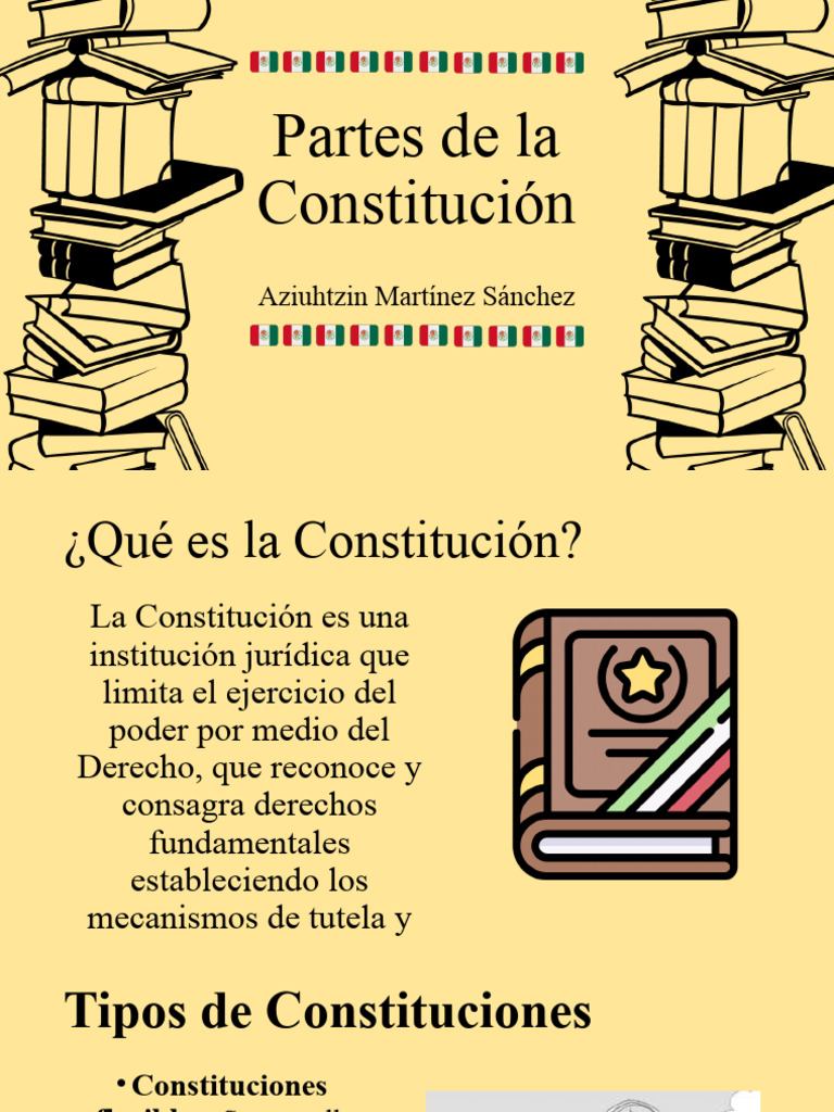 Partes De La Constitución Pdf