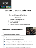 Człowiek W Społeczeństwie Klasa 8 Notatka Na Wos | PDF