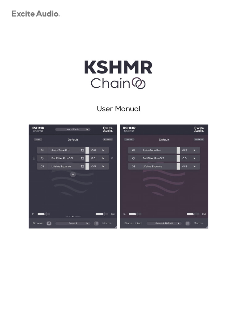 KSHMR Chain Manual | PDF | Parameter (Computer Programming) | Plug In ...