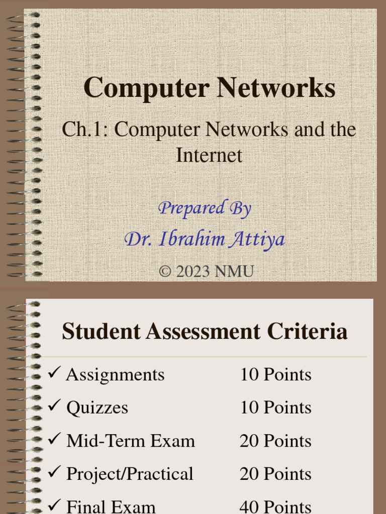 Lecture 1 Computer Networks | PDF | Network Topology | Computer Network