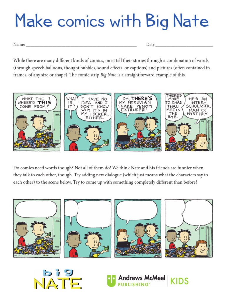 BN Cartooning Worksheet V2Final | PDF