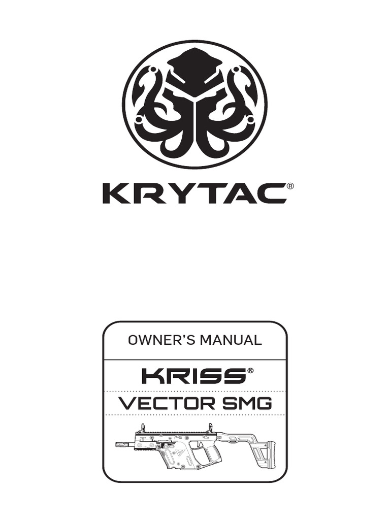 Kriss Vector SMG - en | PDF | Trigger (Firearms) | Gun Barrel