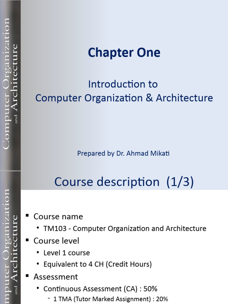 TM103 Chapter 1 | Download Free PDF | Computer Architecture | Random Access Memory