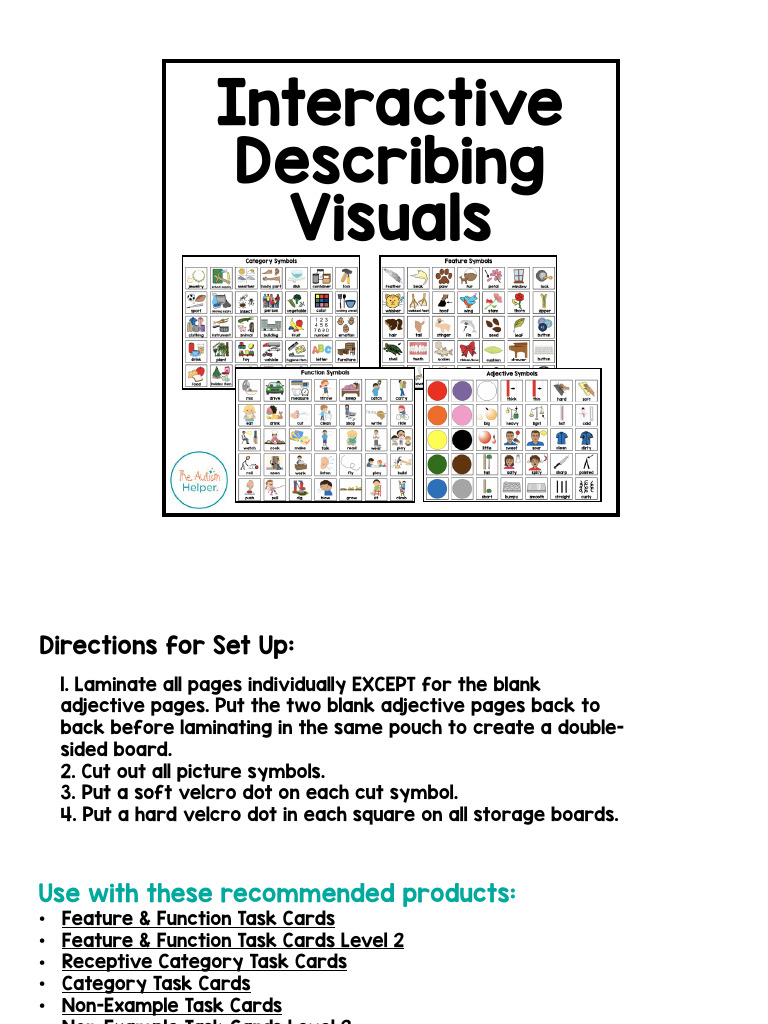 Interactive Describing Visuals | PDF