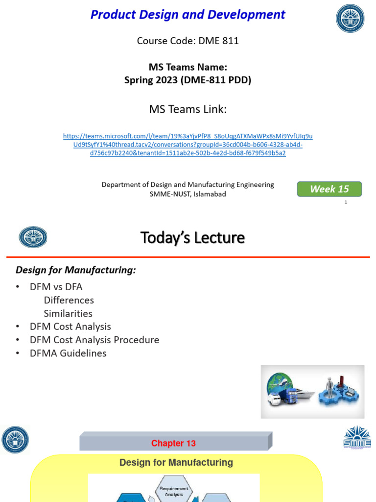 Lecture 10 - DFM | PDF | Cost | Engineering