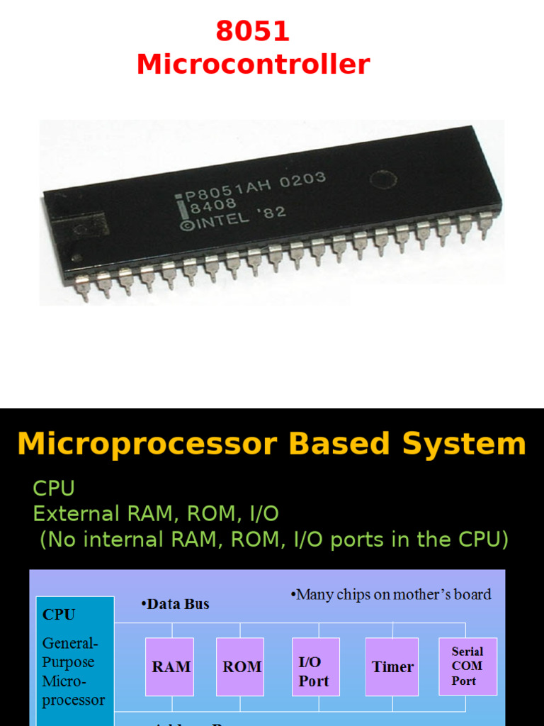 8051 Microcontroller | PDF | Microcontroller | Central Processing Unit 8051 Microcontroller | PDF | Microcontroller | Central Processing Unit