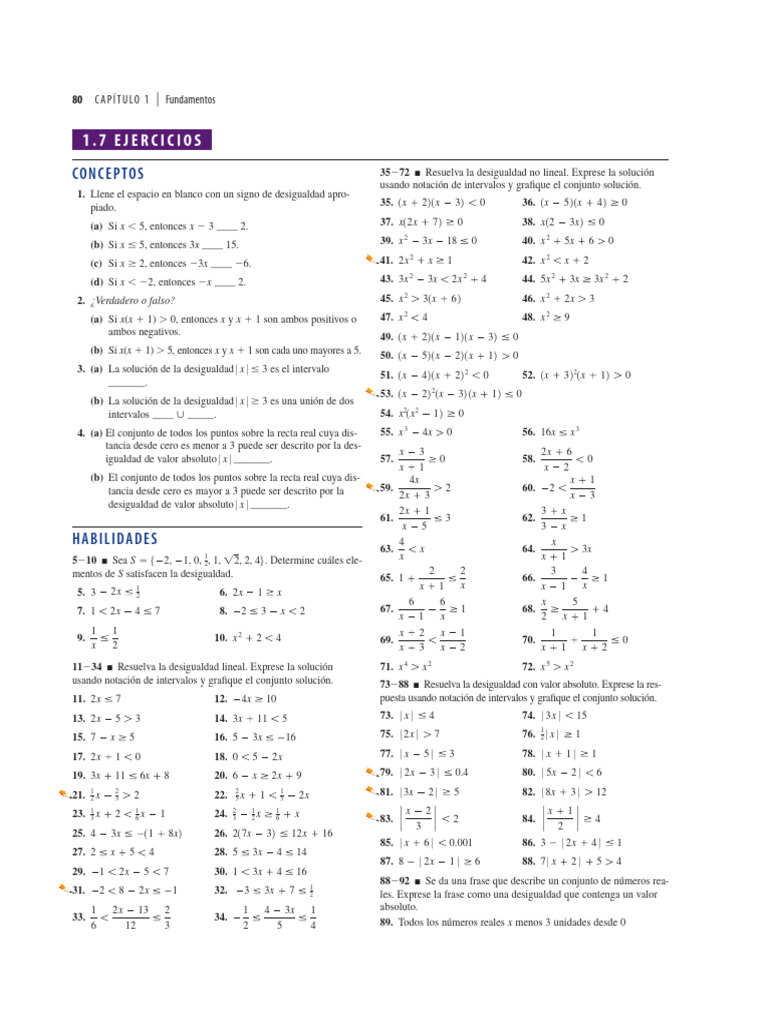 01 Desigualdades | PDF | Desigualdad (Matemáticas) | Matemáticas
