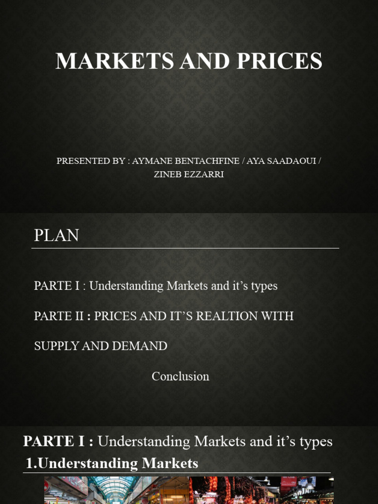 Markets and Prices | PDF