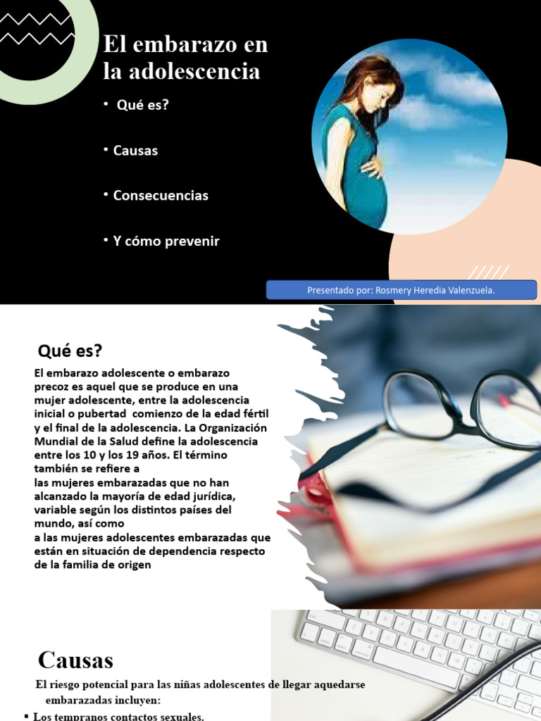 El Embarazo en La Adolescencia | PDF | Adolescencia | Embarazo en la adolescencia