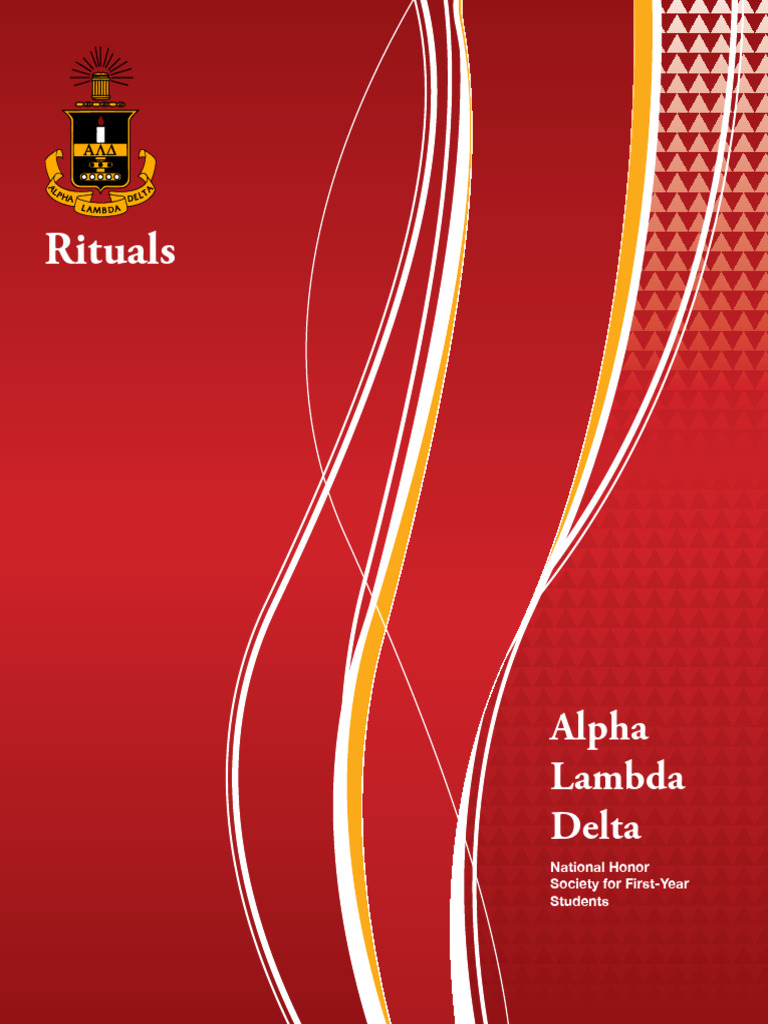 Alpha Lambda Delta Ceremony Guide | PDF | Fraternities And Sororities