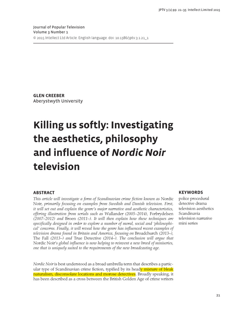 (Creeber, G.) Killing Us Softly - Investigating The Aesthetics ...