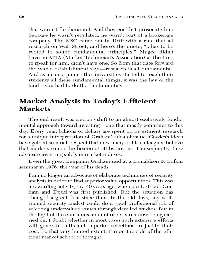 Volume Analysis by Buff Dormeier-Pages-9 | PDF | Stock Market Index | Investing