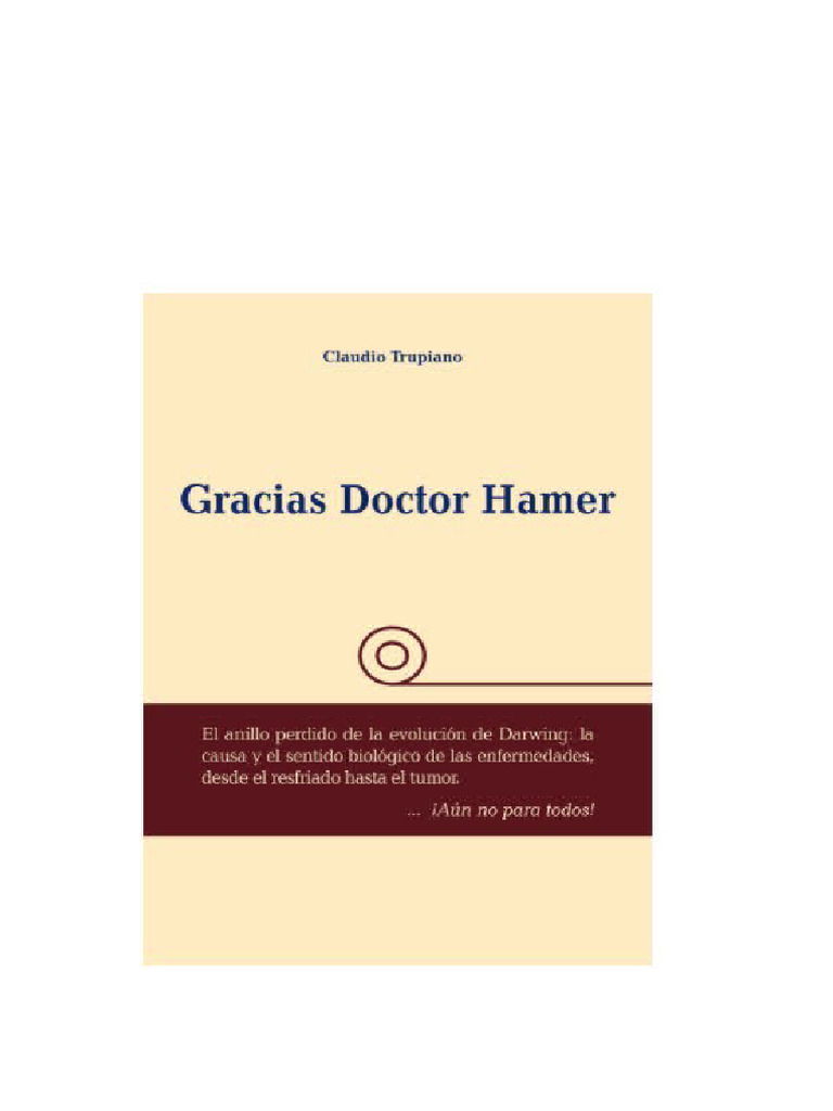 Doctor Hamer | Descargar gratis PDF | Psique (psicología) | Conocimiento