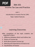 Income Tax Notes BBA | PDF