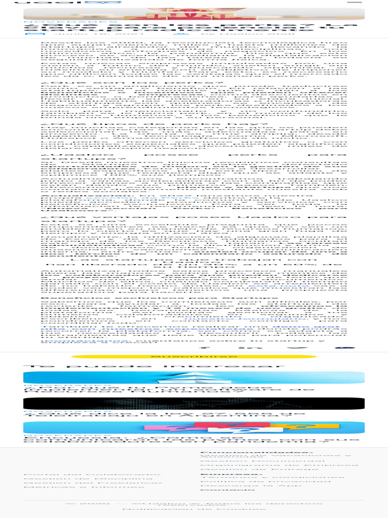 ¿Qué son los perks La clave para potenciar tu st… | PDF | Empresa de inicio | Pequeñas empresas ...