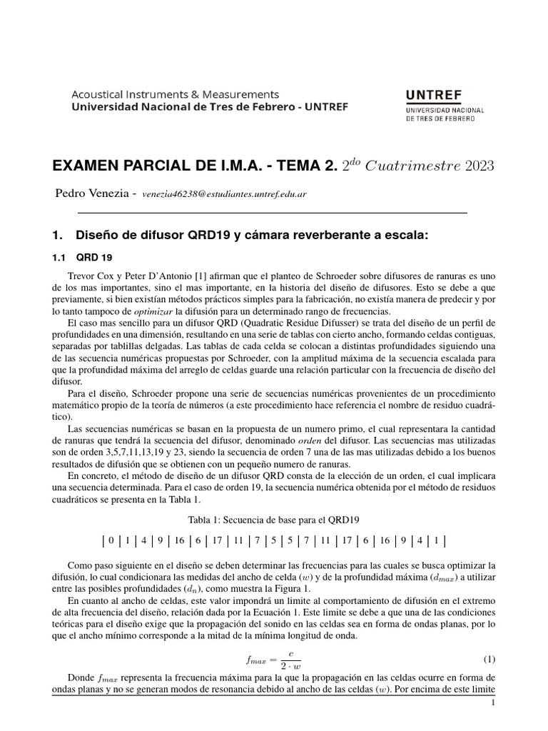 Venezia Pedro-Examen Parcial 2C 2023-Tema 2 | PDF | Frecuencia | Sonido