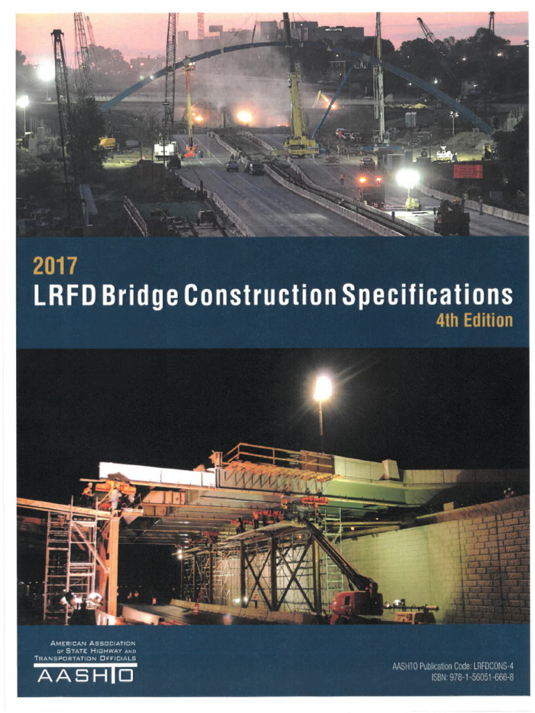 AASHTO LRFD Bridge Construction 2017 | PDF