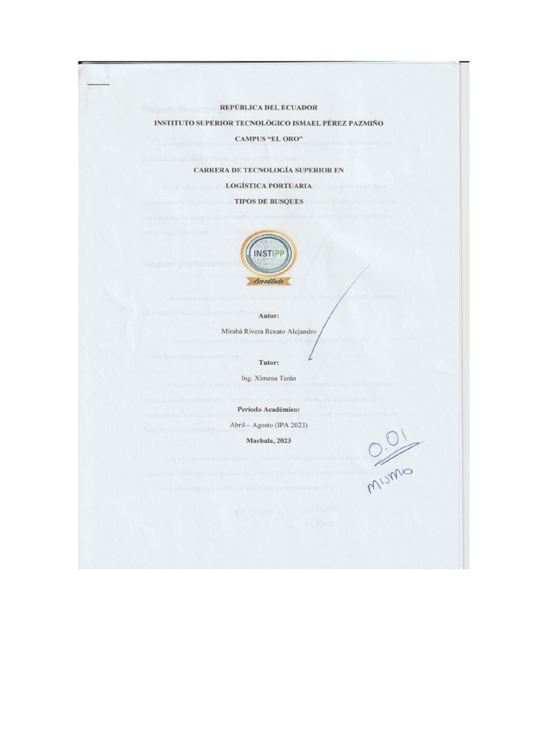 Tipos de Buque Inve | PDF