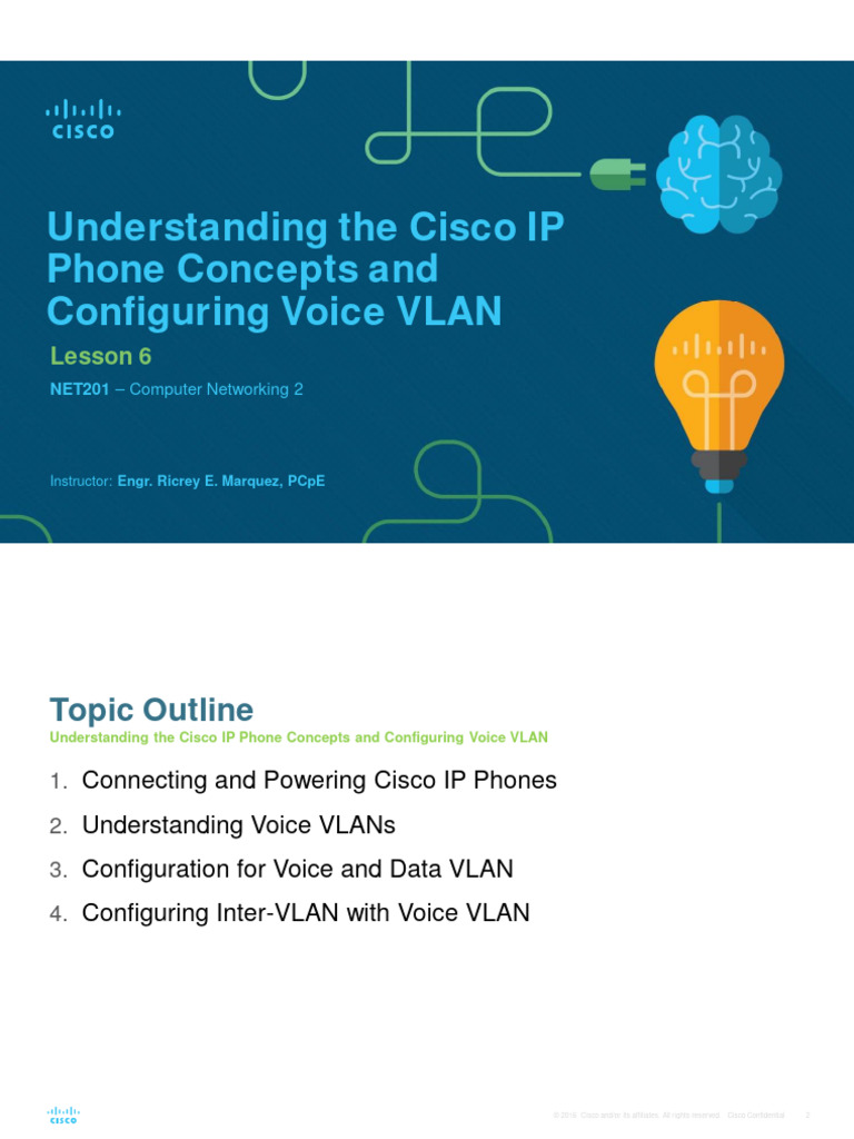 Understanding The Cisco IP Phone Concepts and Configuring Voice VLAN | PDF | Ip Address | Router ...