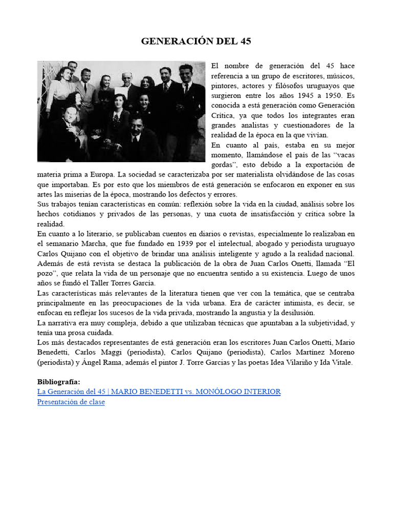 Generación 45 | PDF