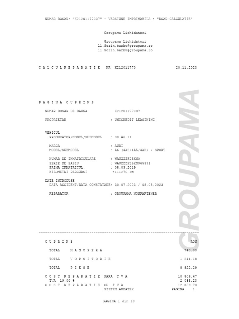 Deviz Refacut - 231121 - 170321 | PDF | Luxury Vehicles | Car Body Styles