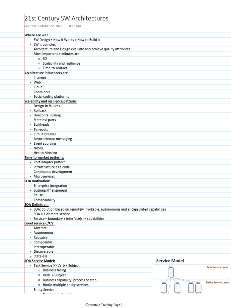 Software Architecture and Design Essentials | PDF | Service Oriented ...